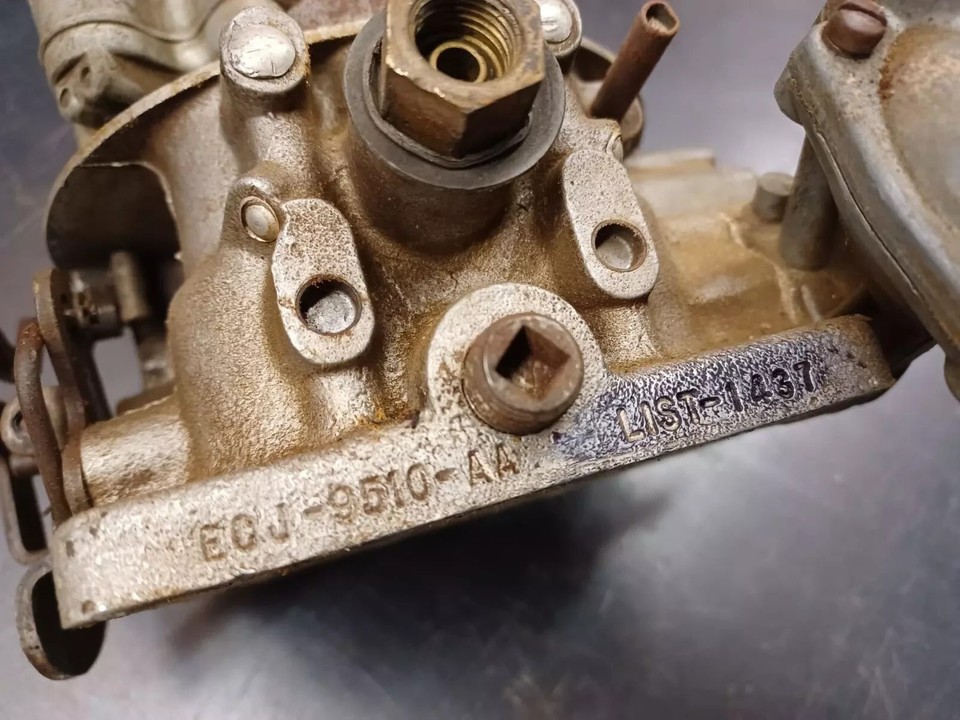 1957 FORD DUAL QUAD "E" ECJ-9510-AA, LIST 1437 CARB, NICE ORIGINAL ...