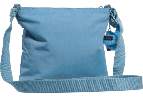 Kipling Abner Crossbody DURABLE Bag Purse BLUE MIST 8.3x9x1 PLUSH ...