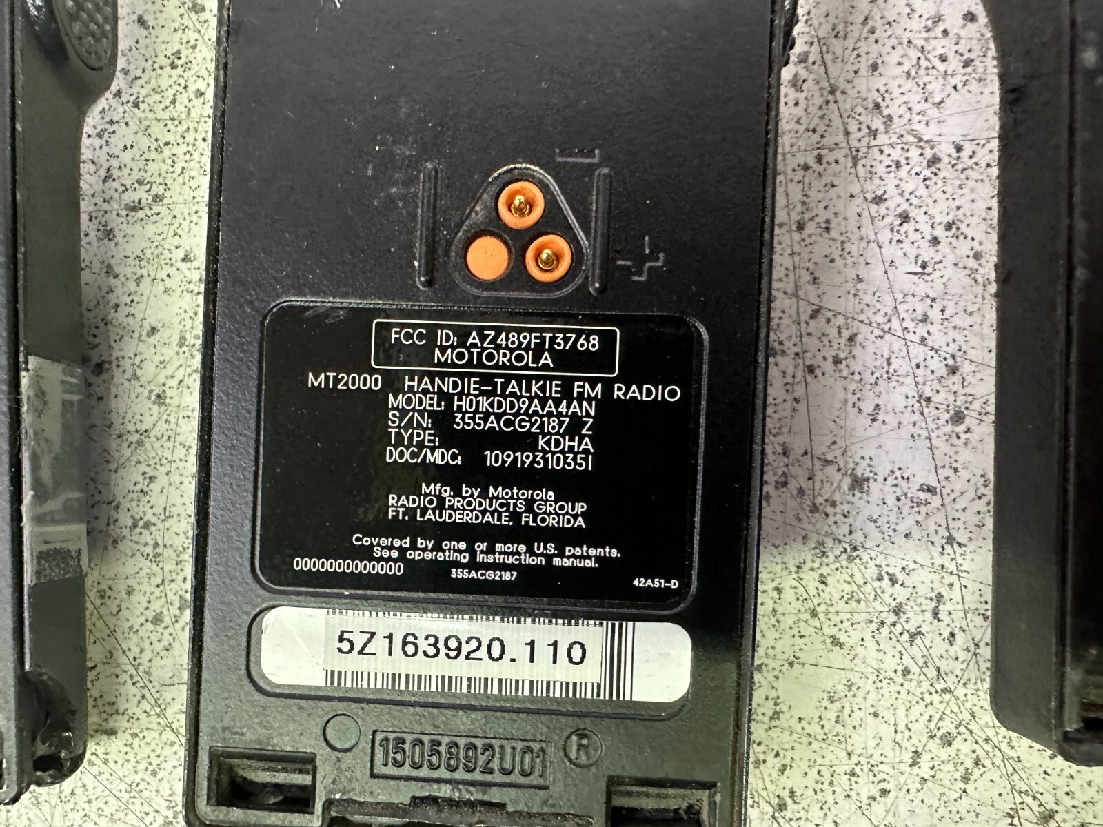 Lot of 9 Motorola MT2000 Two-way Radio H01KDD9AA4AN *As-is VHF | eBay