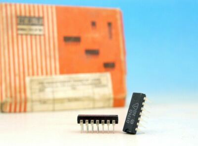 5 x Genuine Vintage D174D (SN7474N) RFT Dual D Type Flip-Flops 7474 IC ...