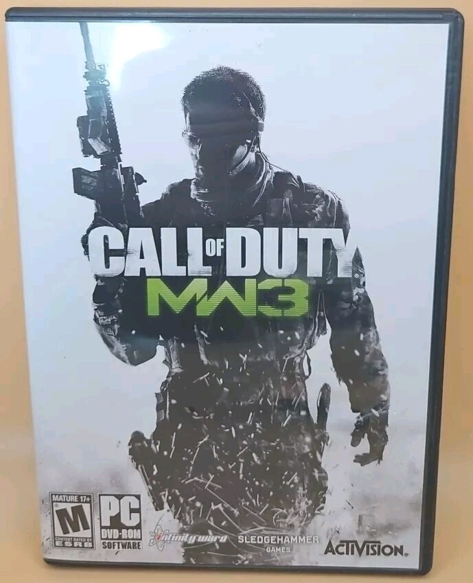 Call of Duty: Modern Warfare 3 (PC, 2011) Computer Game Box And 2 Discs ...