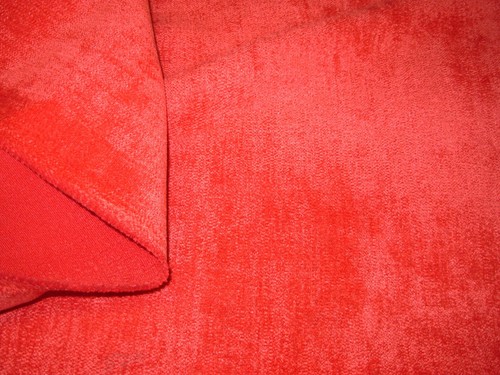 10 YDS COLEFAX AND FOWLER VELVET DORIAN STRI CARDINAL UPHOLSTERY FABRIC ...