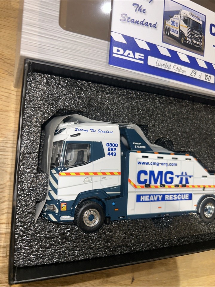 WSI DAF XG 6X2 TAG AXLE WRECKER-CMG-LiMITED 1:50 scale SOLD OUT ON PRE ...