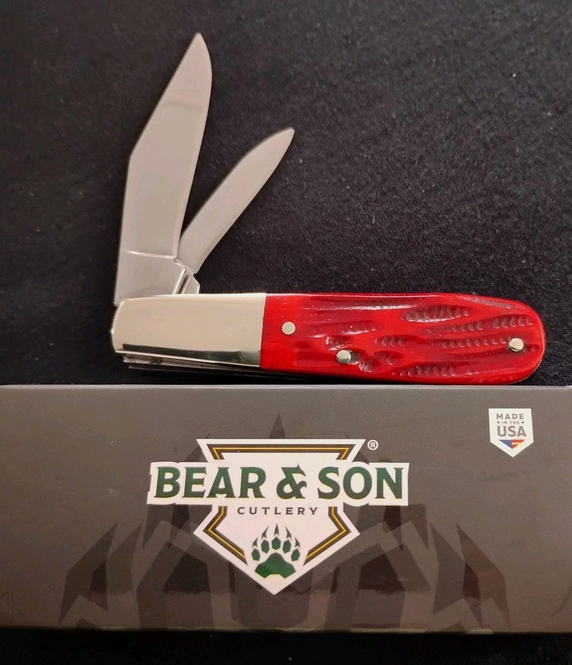 Bear And Son Barlow Red Stag Bone Serial Number 28 | eBay
