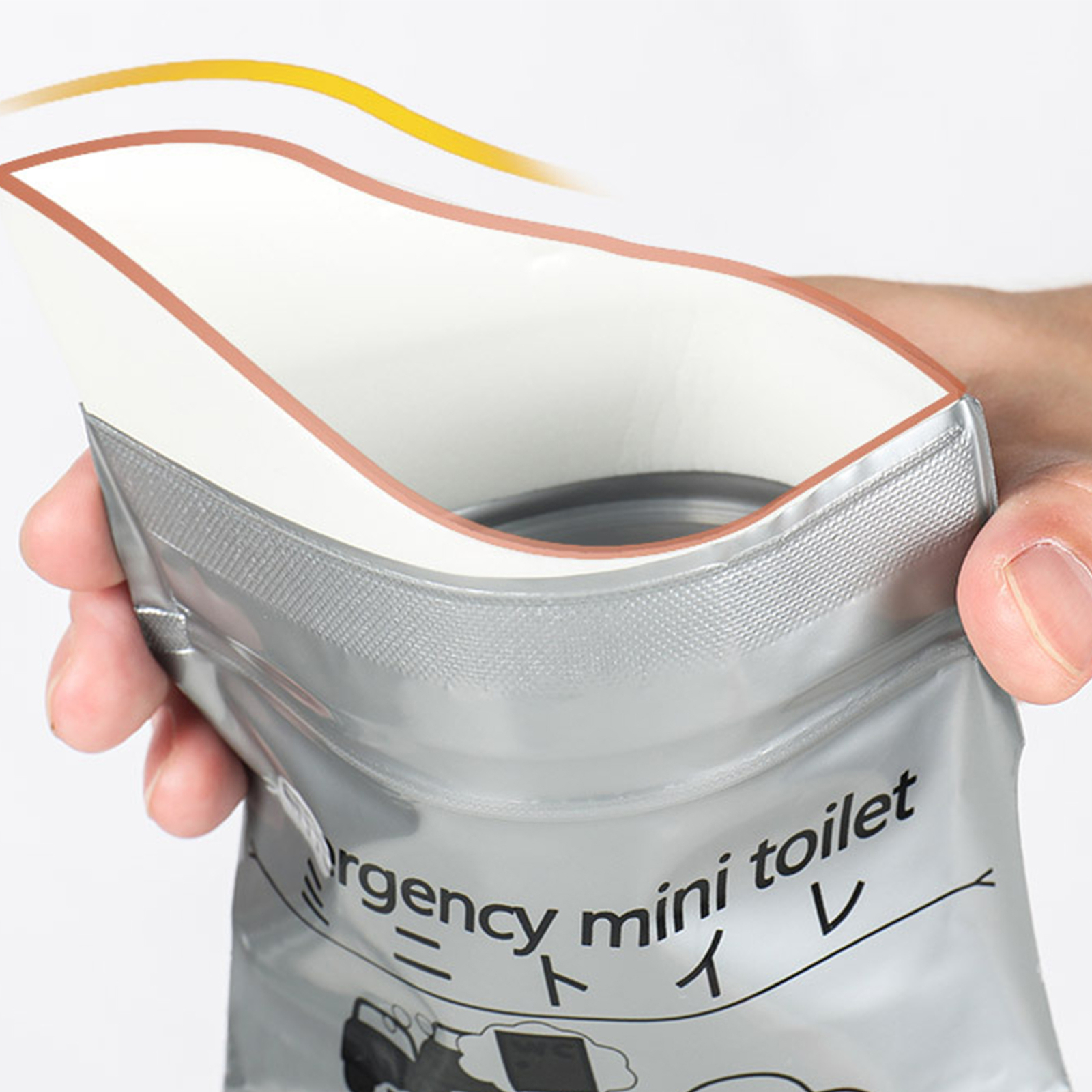 5 Disposable Urine Bags Portable 700ML Travel Pee Bags for Outdoor R1G8 ...