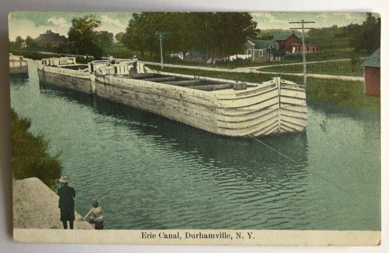 Postcard Erie Canal Durhamville New York #1 | eBay