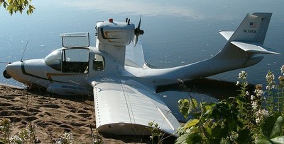 Coot Taylor Utility Amphibian Airplane Wood Model Replica Big Free ...