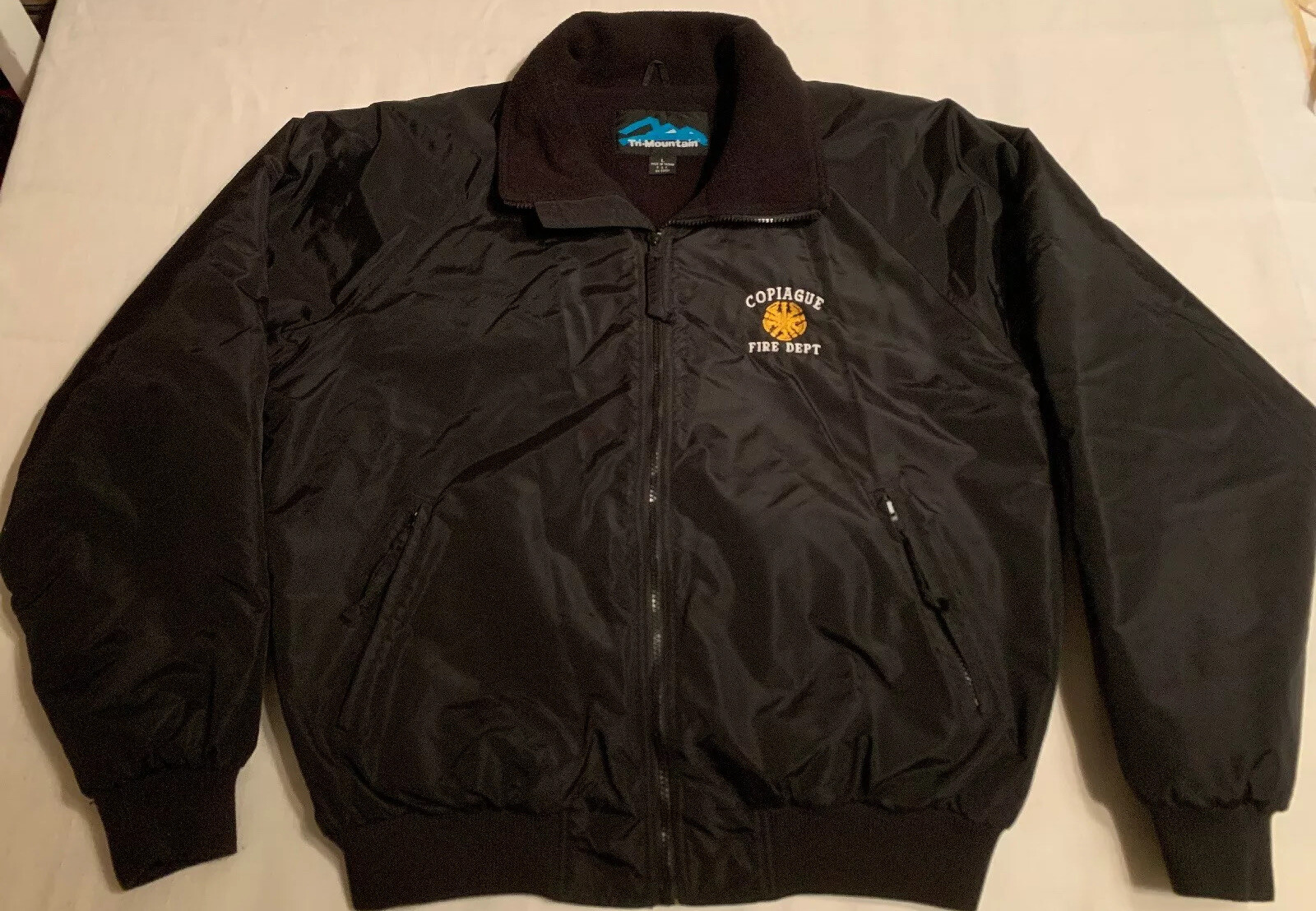 CFD Copaigue Fire Department Chief Suffolk County NY Jacket Fleece L ...