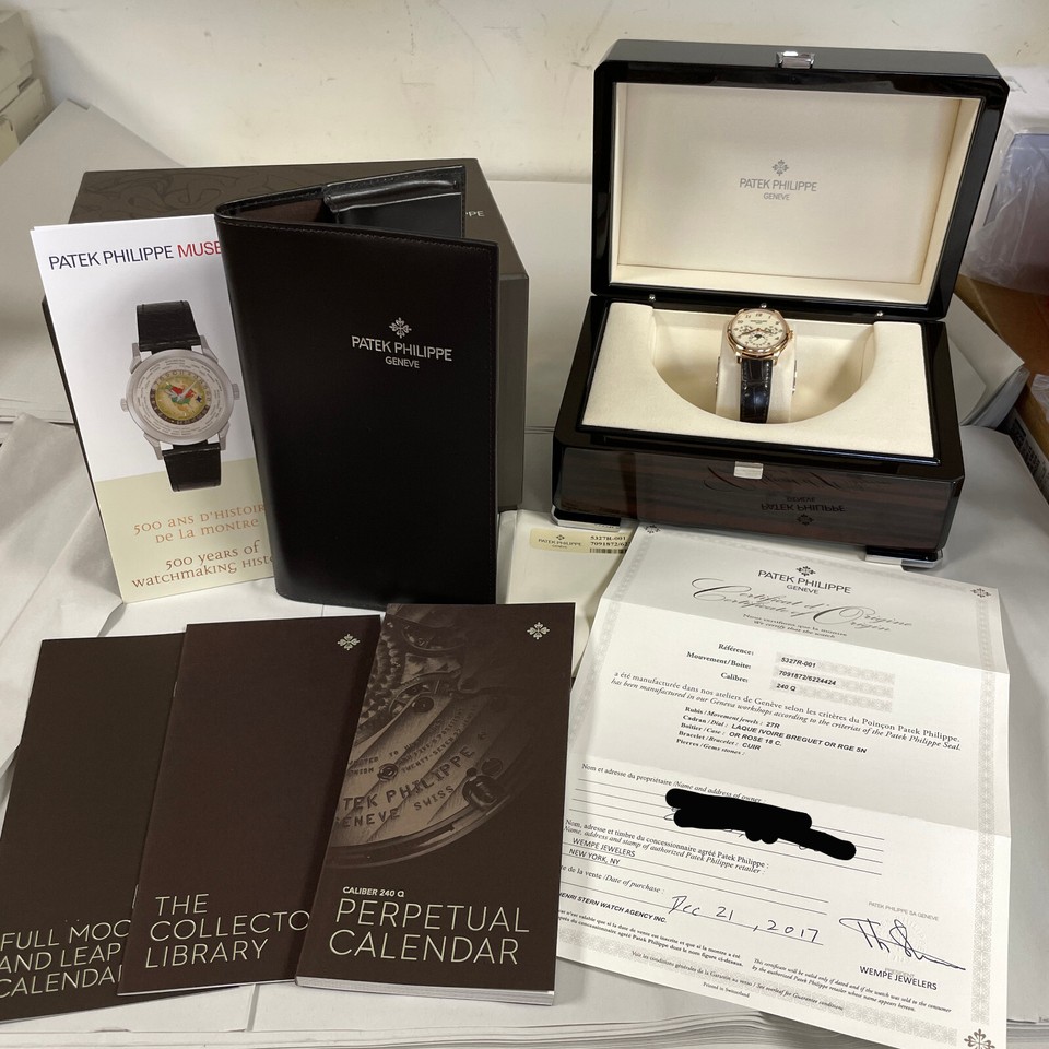 Patek Philippe Perpetual Calendar 39mm Rose Gold Ref. 5327R-001 | eBay