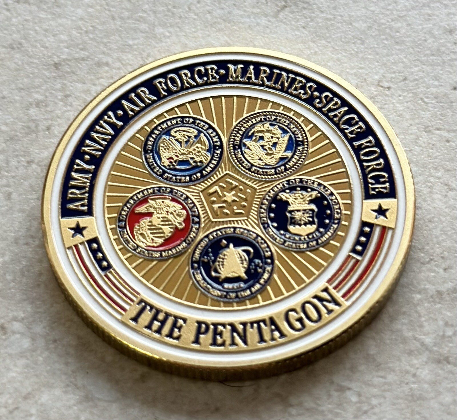 United States DOD-Pentagon Challenge Coin USAF-USMC-USN-US ARMY-Dept of ...
