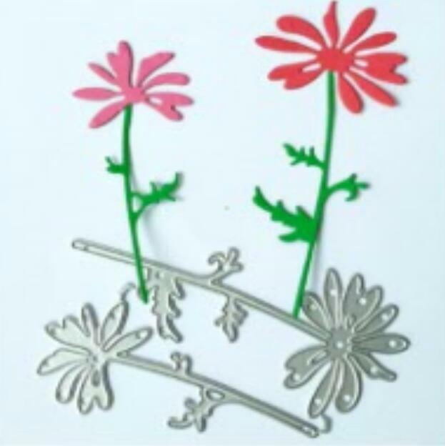 Daisy Flower Plant Metal Cutting Dies DIY Scrapbooking Decor Embossing ...