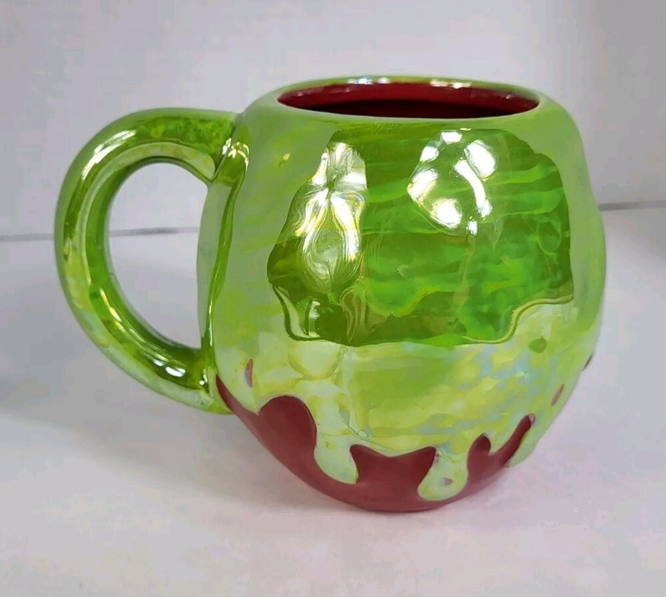 Disney Villains Green Evil Queen Poison Apple Sculpted Ceramic Mug ...