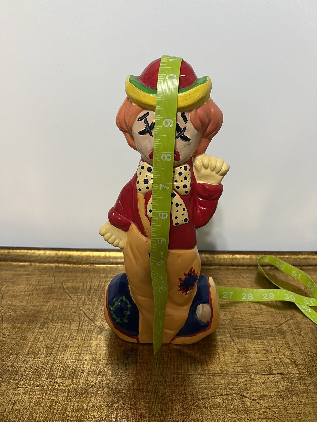 1970s Hand Painted Two Face Clown Figurine Happy Sad Face | eBay