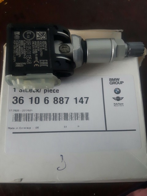 4x Genuine BMW Various Models Tyre Pressure Sensor Valve TPMS ...