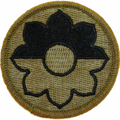 ARMY 9TH INFANTRY DIVISION (SUBDUED) Embroidered Patch 3" (3674) | eBay