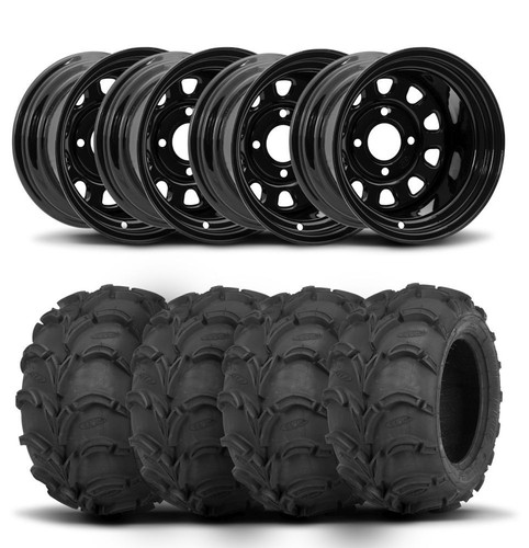ITP Delta Steel 14" Wheels And Mud Lite XTR Tires [27x9-14] | eBay