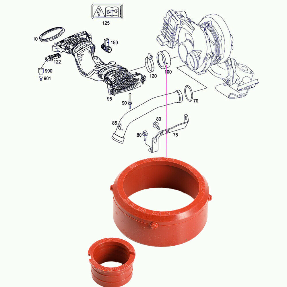2 stk für Mercedes-Benz Dichtung 6420940080 + Regelventil 6420940580 ...
