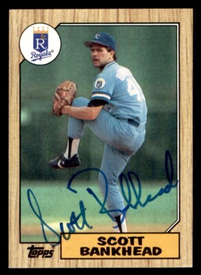 1987 Topps Baseball #508 Scott Bankhead Signed Autograph (no COA) *f1 ...