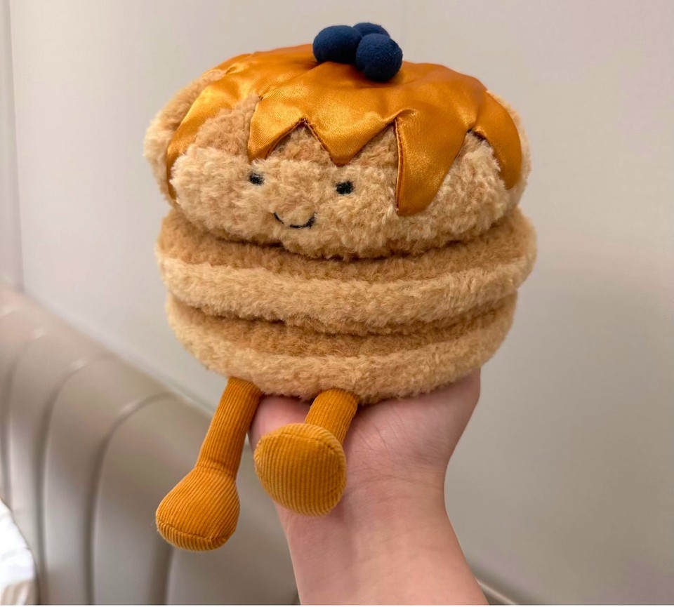 Jellycat Amuseable Fran Pancakes NYC Diner Exclusive - Plush Toy 15cm ...