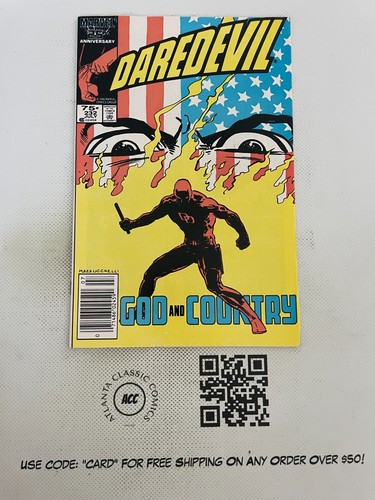 Daredevil # 232 NM Marvel Comic Book Frank Miller Elektra Bullseye 13 ...