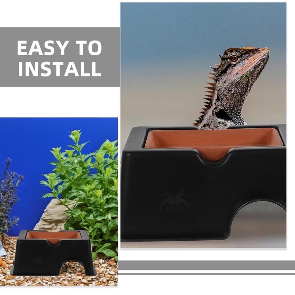 2pcs Gecko Hide Tank Decor Reptile Hide Reptile Cave Leopard Gecko Hide ...