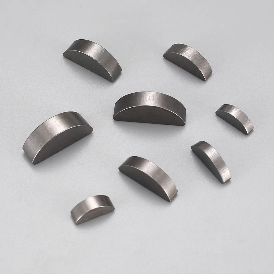 Woodruff Key Assortment Kit, 80pcs Metric Woodruff Keys, Half Moon Keys ...