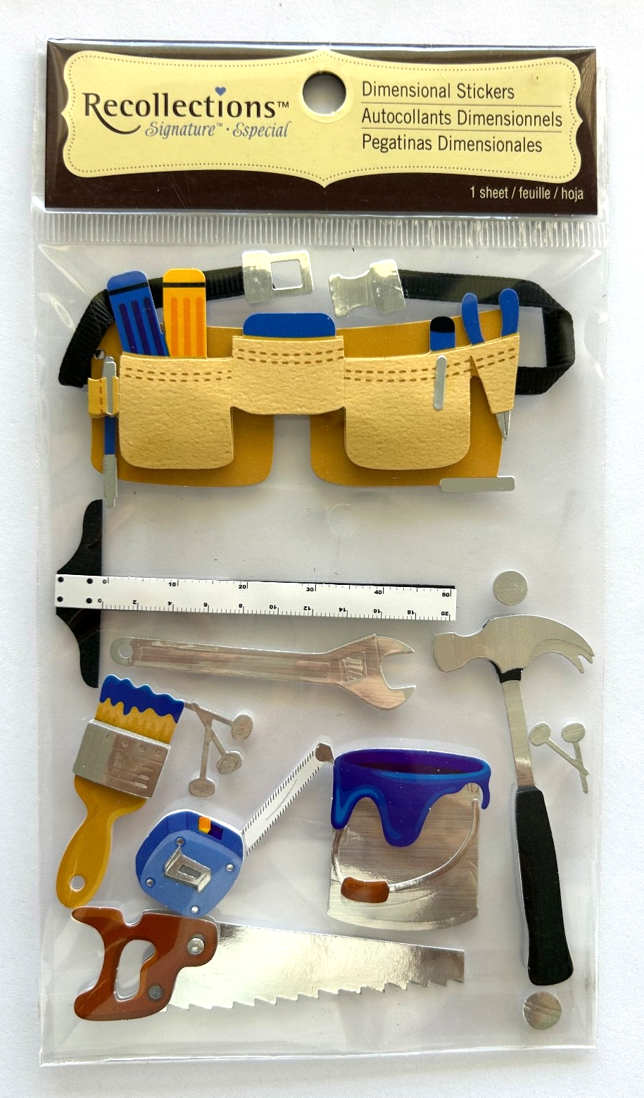 Recollections (HANDYMAN TRADESMEN TOOLS) Dimensional Scrapbooking ...