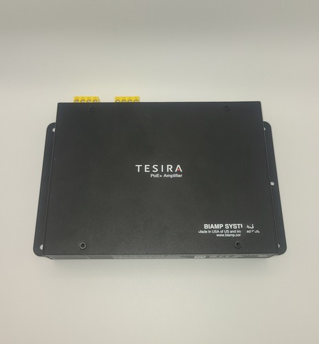 BIAMP TESIRA AMP-450P AVB/TSN Enabled PoE+ Four-Channel Amplifier ...