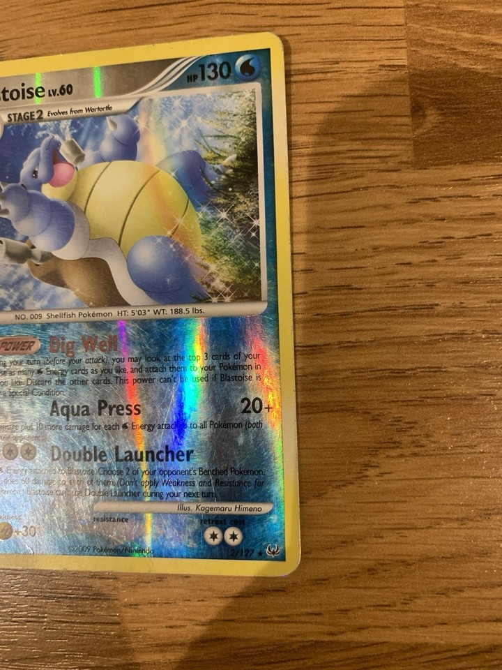 Pokemon Cards Blastoise Platinum Base Set Reverse Holo Old Vintage PL ...