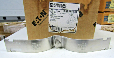 🔥 46) NEW COOPER 3" RIGID CONDUIT PIPE CLAMP 3.5" OD. B2015PAALW/SS6 ...