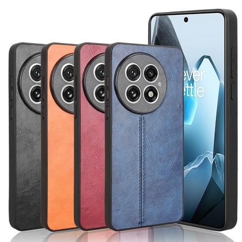 For Oneplus 13 5G, Luxury Retro Hybrid PU Leather Back Soft Rubber Case ...