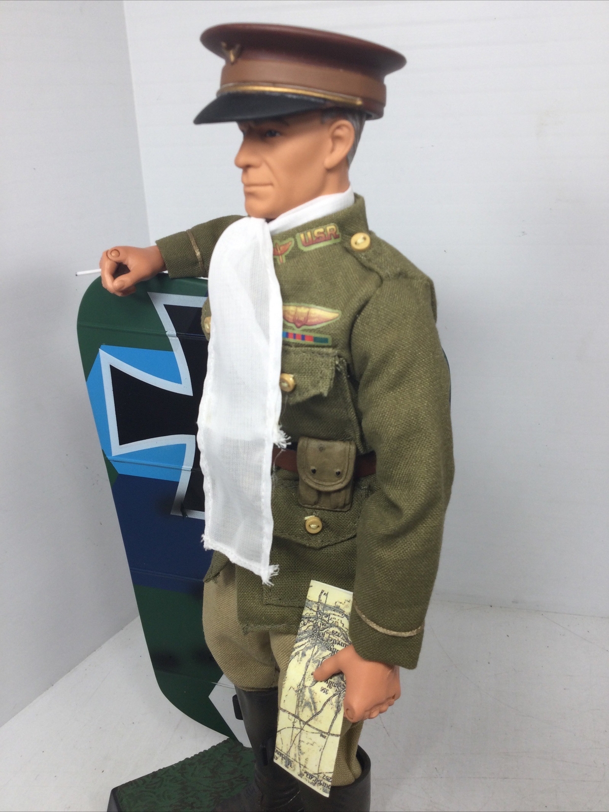 1/6 HASBRO GI JOE WW1 US 94TH AERO SQUADRON FIGHTER PILOT DIORAMA ...