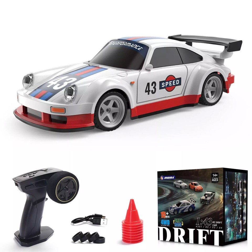High Speed 2.4G Mini RC Drift Car 1/43 Racing Vehicles 4WD RTR Mini ...