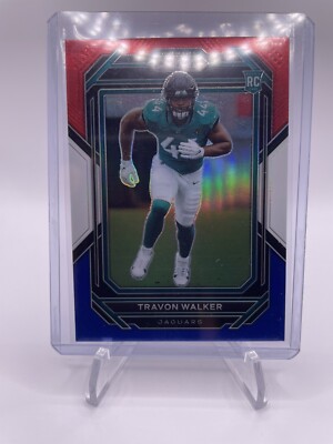 2022 Prizm Trayvon Walker Rookie RC #339 Jacksonville Jaguars Red White ...