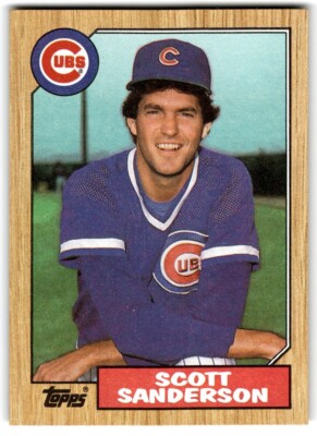 1987 Topps Baseball Cards Scott Sanderson Chicago Cubs #534 | eBay