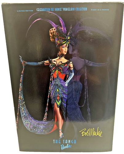 Barbie Porcelain Bob Mackie Limited Edition The Tango Barbie New in Box ...