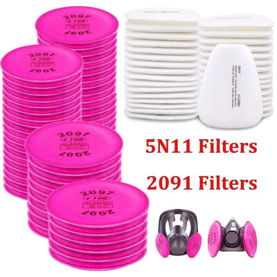 2091 P100 Filters/5N11 Filters Replacement for 6000 6800 7000 Series ...