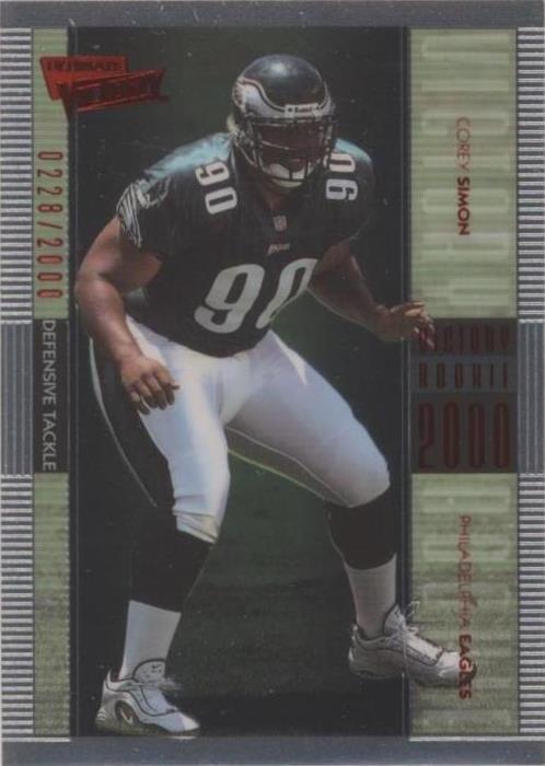 2000 Upper Deck Ultimate Victory Corey Simon #102 for sale | eBay