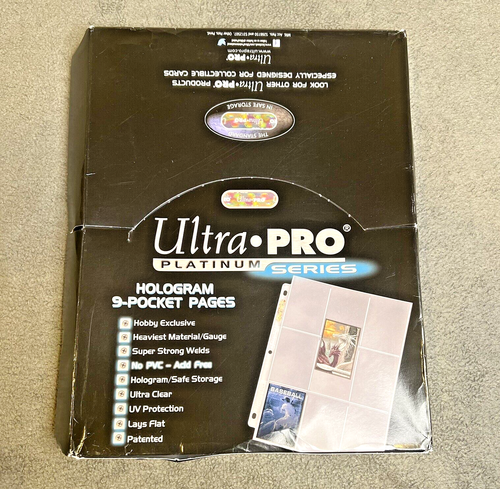 Ultra Pro Platinum Series Hologram 9-Pocket Pages * PLUS * Ultra Pro ...