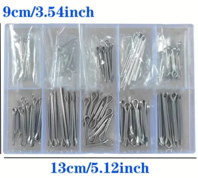 150Pcs Split-Pins / Split Cotter Pins Stainless Steel A2-Marine Grade ...