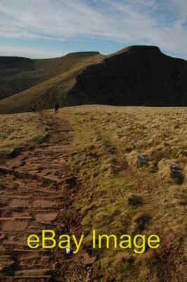 Photo 6x4 Path descending from Cribyn Path descending to the west from ...