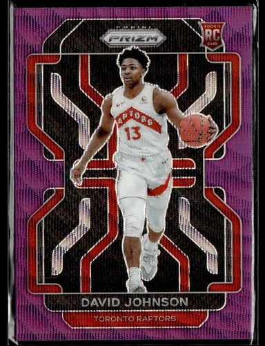 2021-22 Panini Purple Wave Prizm #278 David Johnson Rookie Toronto ...