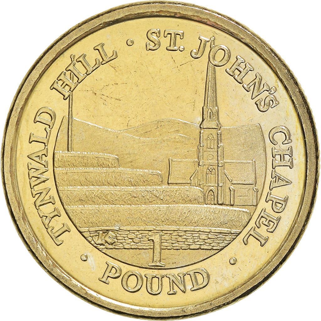 Isle of Man 1 Pound Coin | Tynwald Hill | St John Chapel | 2004 - 2016 ...