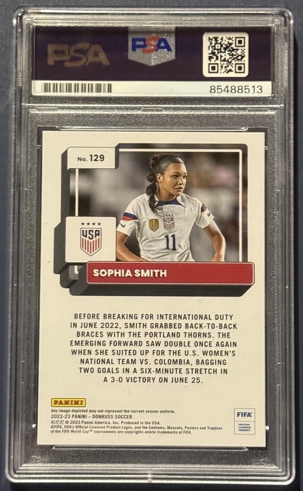 Sophia Smith Wilson Signed 2022-23 Panini FIFA Autographed USWNT PSA ...