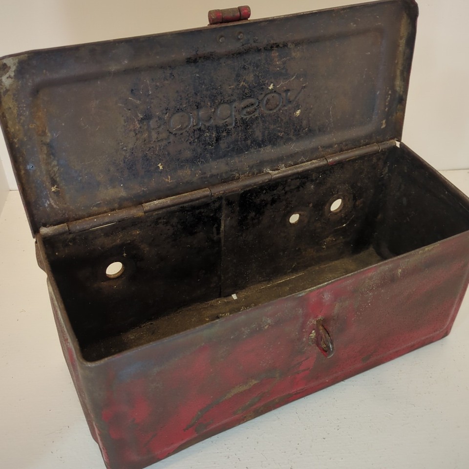 Fordson Tractor Tool Box Hinged Lid Vintage Metal, Collector’s, Tool ...