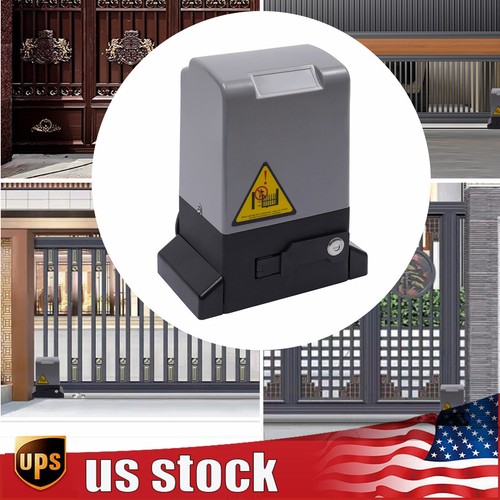 1200KG Sliding Gate Opener Electric Fence AC Automatic Motor Remote ...