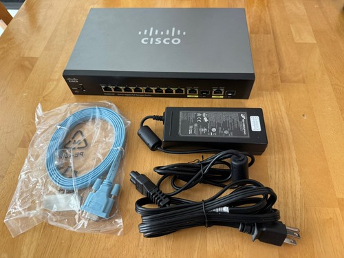 Cisco Systems SG350-10P / 10-Port Gigabit PoE+ 2 SFP Managed Switch | eBay