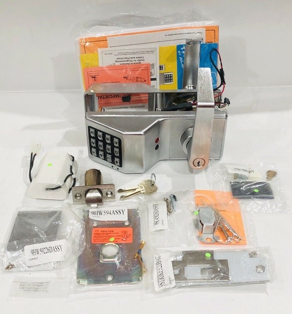 Alarm Lock Dl2800 Trilogy Digital Lock Cylindrical in Satin Chrome H255 ...