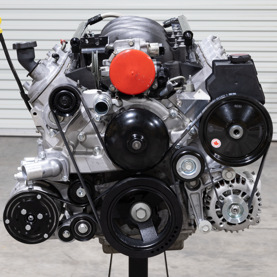 LS Swap LSX Complete LS1 F-Body Front Accessory Serpentine Drive Kit ...