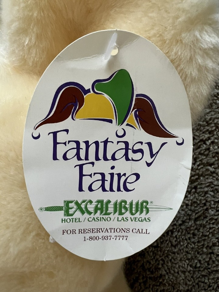 Las Vegas Circus Circus/Excalibur Rare 21” Fakie Care Bear Plush Yellow ...